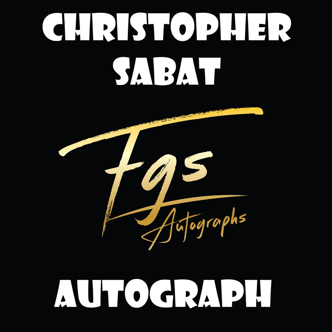 Christopher Sabat Autograph/Quote – FGS Autographs
